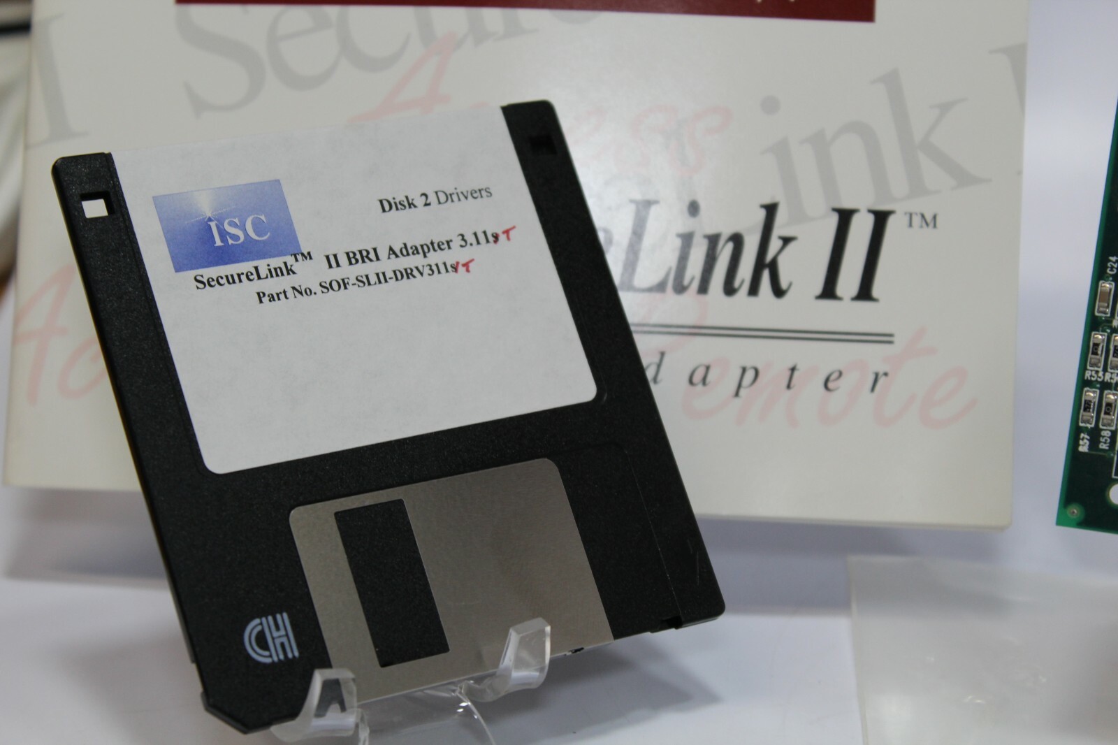 VTG SecureLink II ISDN Adapter MS-DOS Windows NT 16 Bit ISA 1995 ...