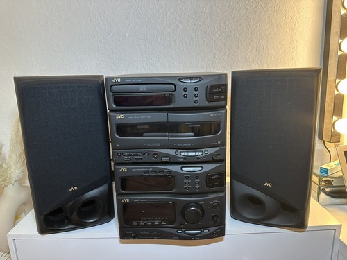 JVC STEREO MUSIC SYSTEM | WITH TWO SPEAKERS | eBay UK