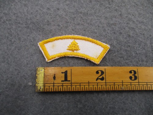 Vintage Boy Scouts Segment Patch Pine Tree Yellow S4, | eBay