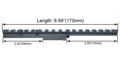 Mosin Nagant M44 M38 7.62x54 Caliber Rilfe Top Scope long Mount | eBay