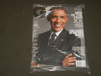 2015 DECEMBER GQ MAGAZINE-BARACK OBAMA COVER - 20TH ANNIVERSARY EDITION ...