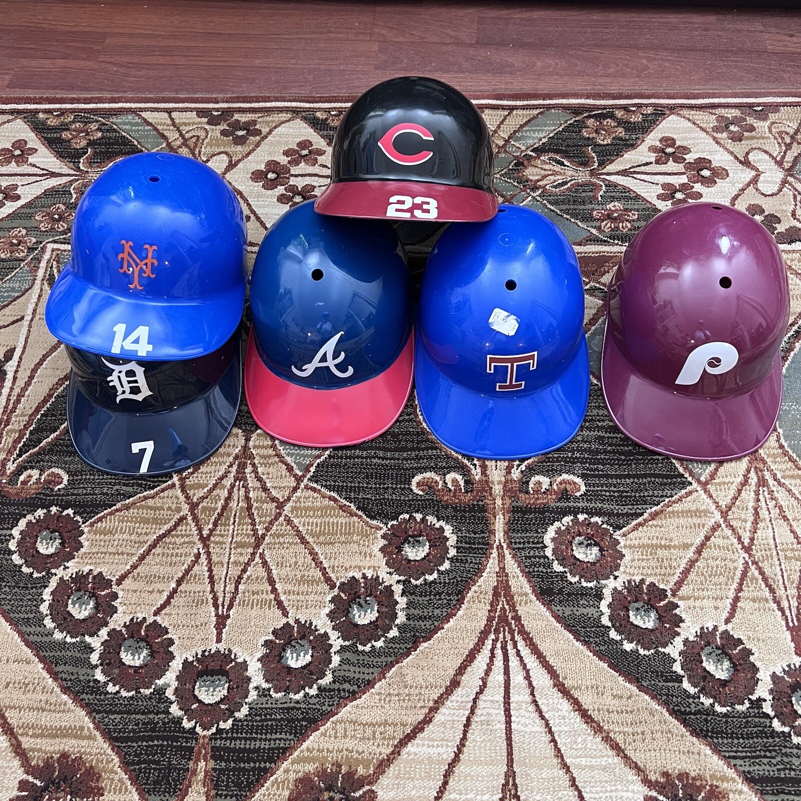 Vintage Mlb plastic helmets pack of 6 | eBay