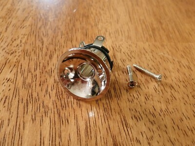 ELECTROSOCKET JACK MOUNT AND JACK CHROME FOR TELECASTER | eBay