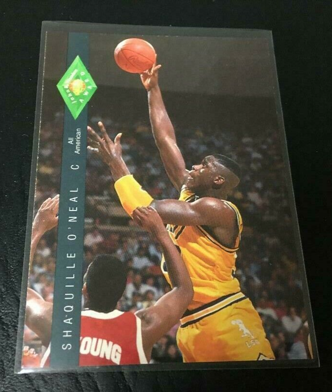 SHAQ O'NEAL ROOKIE 1992-93 CLASSIC 4-SPORT ROOKIE CARD #318 Shaquille O ...