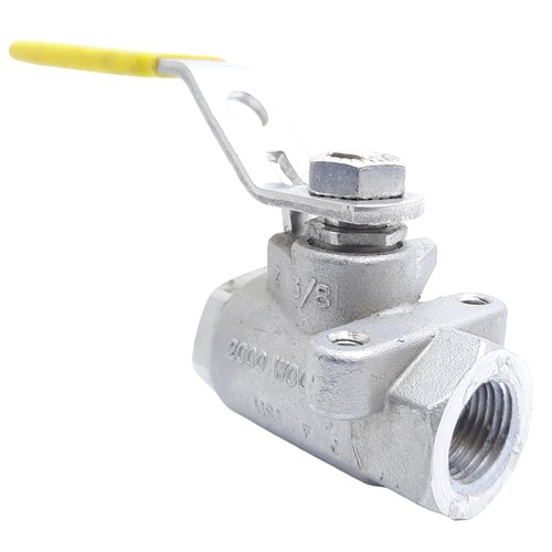 Apollo 76-102-01A 2-Piece Ball Valve CF8M 2000 WOG, 3/8" NPT w/ Locking ...