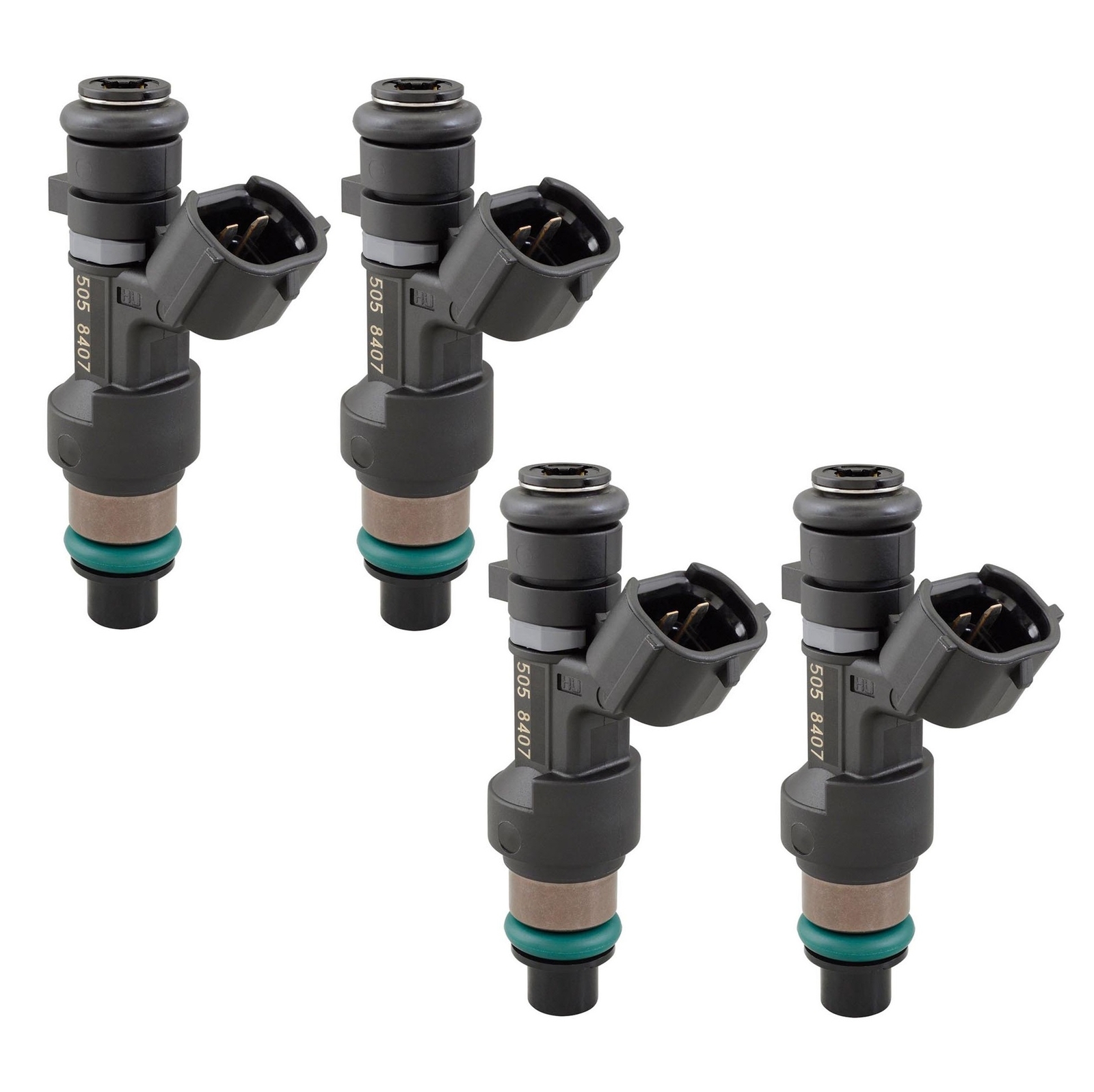 Hitachi OEM Set of 4 Fuel Injectors For Nissan NV200 2.0L Altima Rogue ...