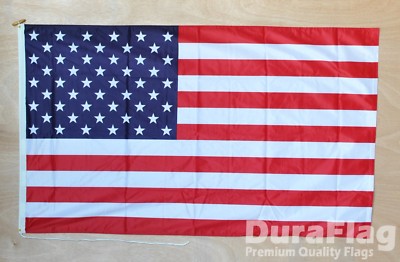 USA 3x2 FEET 90cm x 60cm FLAG DURAFLAG Heavy Duty Hard Wearing flags ...
