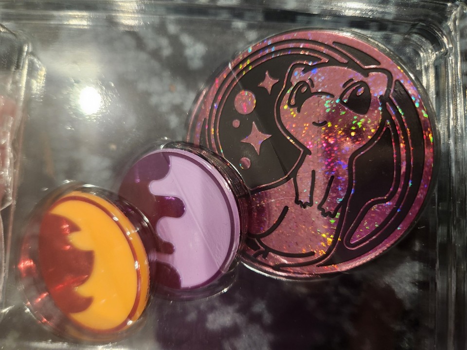 Pokemon 151 UPC Accessories: Mew Coin + Dice + Status Coin + Deck Box ...