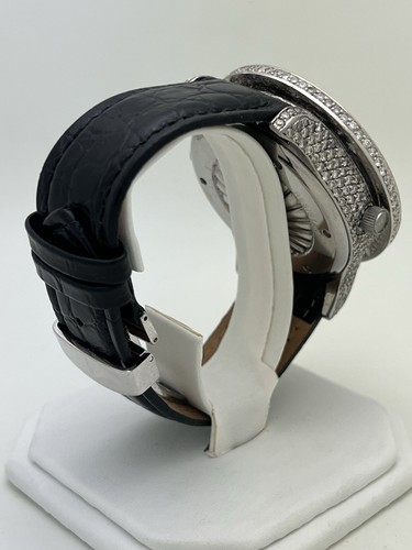 Johnny's Custom Jewelry Mens Chronograph Watch w/ 25ct Diamonds 50mm | eBay