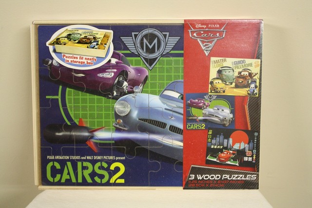 Disney Cars 2 Pixar 3 Wood Puzzles for sale online | eBay