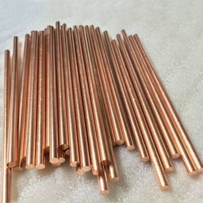 1Pcs Length 500mm Red Copper Rod Solid Pure Copper Round Electrode ...