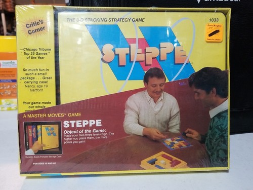 STEPPE - 1988 Vintage 3D Stacking 2Player Strategy Game Retro Boxed Age ...