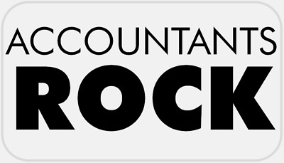 Accountants Rock - 25 Stickers Pack 2.25 x 1.25 inches Accounting Job ...