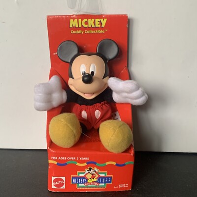 VTG 1990’s Mickey Mouse Mattel Mickey Stuffie Collectible NEW IN BOX | eBay