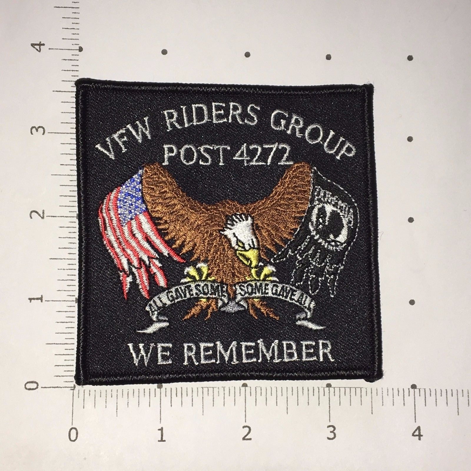VFW Riders Group Post 4272 Patch - We Remember | eBay