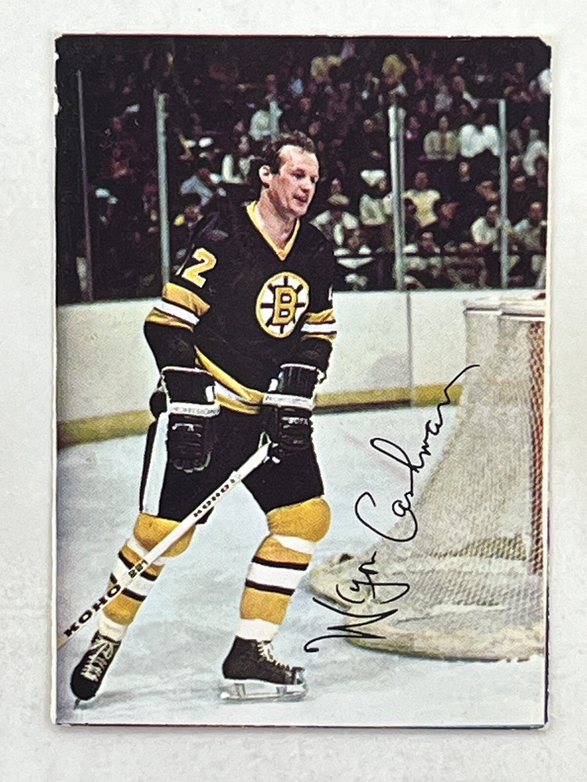 Wayne Cashman 1977-78 O-Pee-Chee Glossy Insert Square Corners #1 Boston ...