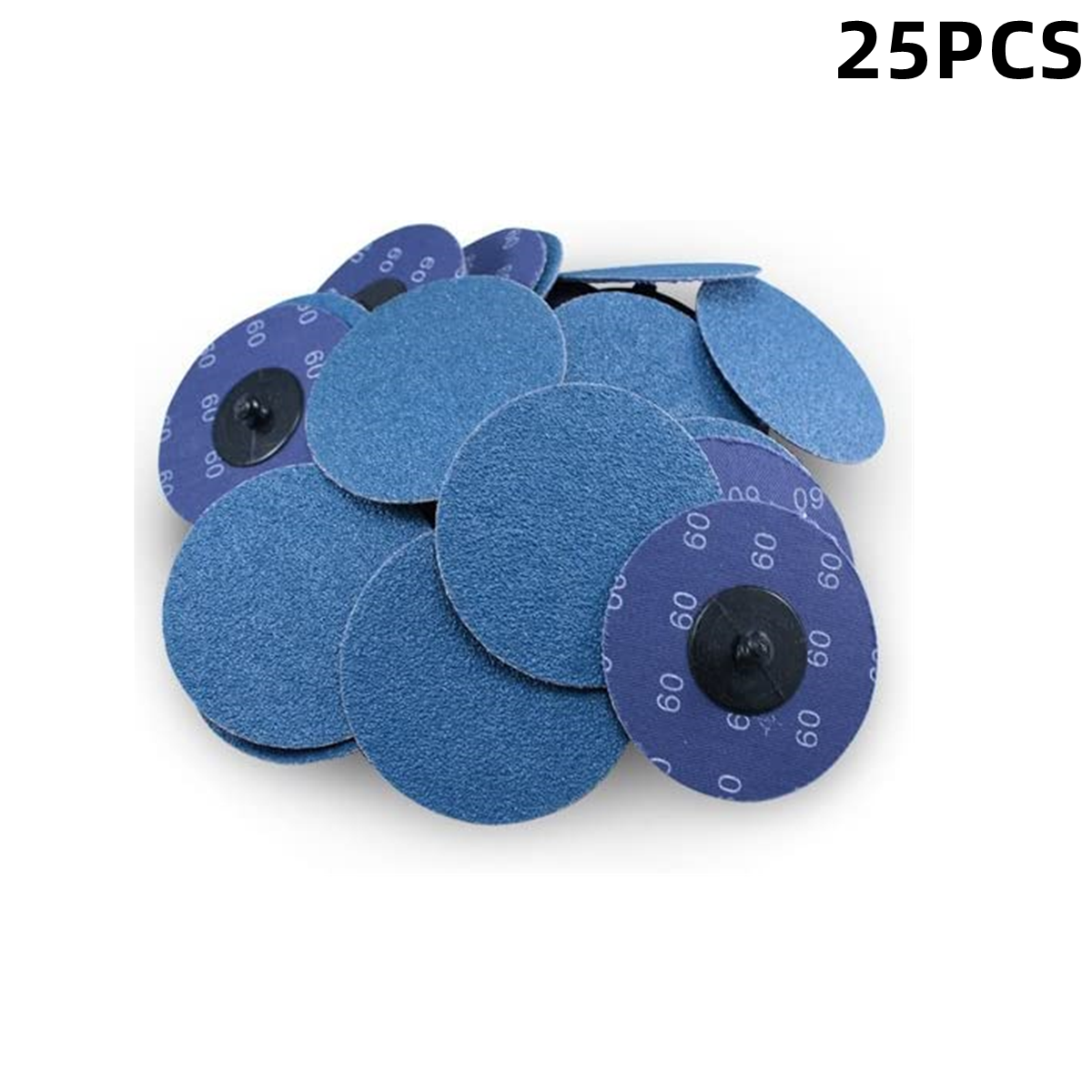 25Pcs 3 inch Quick Change Disc Zirconia Roll Lock Sanding Disc 24 36 60 ...