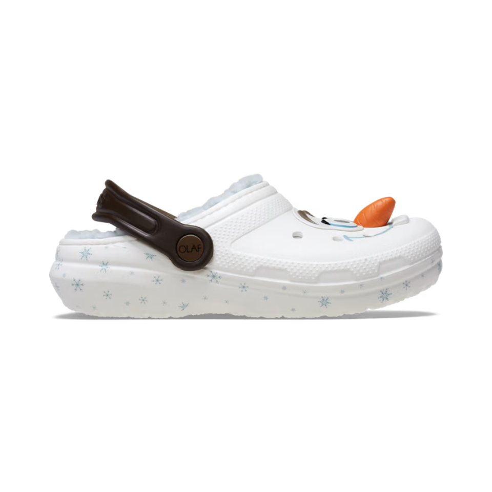 NEW CROCS TODDLERS Disney Frozen Olaf Lined Classic Clog 210236-90H ...