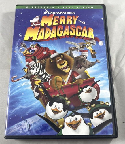 Merry Madagascar DVD Dreamworks Ben Stiller Chris Rock Cedric the ...