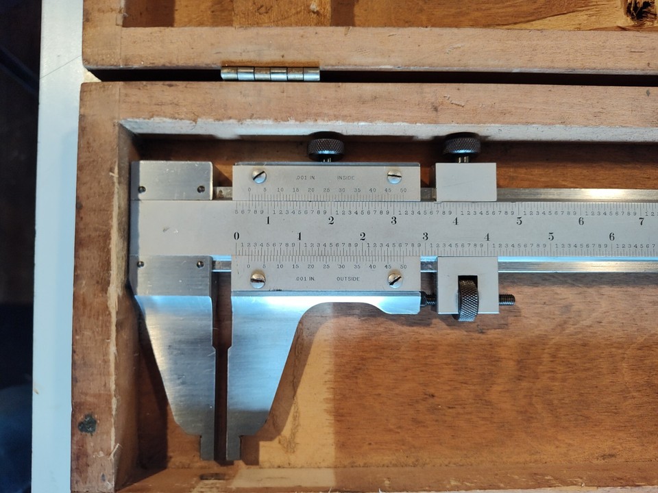 Starrett No 123-36 Master Bar Master Vernier Caliper In Original ...