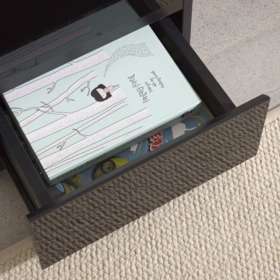 High Gloss Chest of Drawers Tall Wide Bedside Table Cabinet Bedroom ...