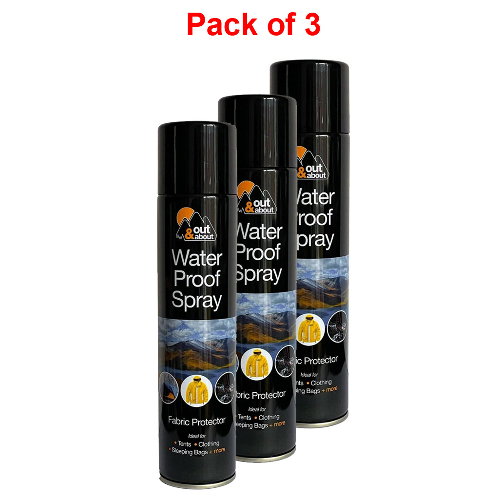 WATERPROOF SPRAY FOR TENT, CLOTHES, SHOES, FISHING, AND FABRIC ...