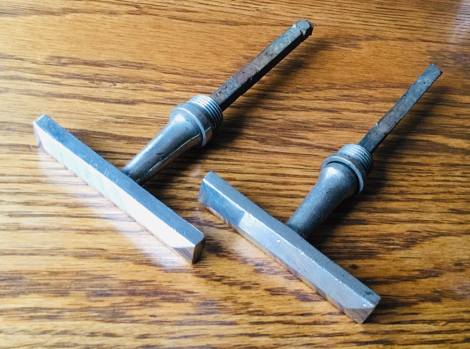 1920s T~SHAPED HANDLES vtg antique exterior non locking door deck | eBay