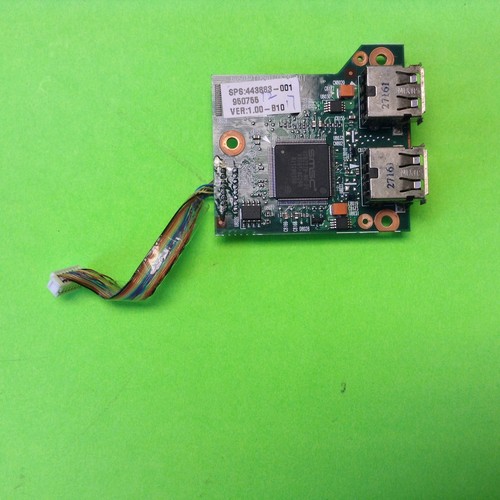 HP Compaq 6715B Dual USB with Card Reader Port Panel 443883-001 ...