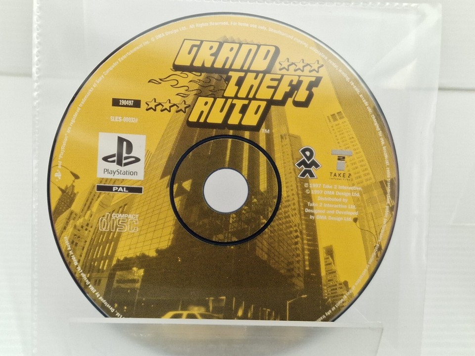 Grand Theft Auto & GTA London Playstation 1 PS1 Discs With Manual ...