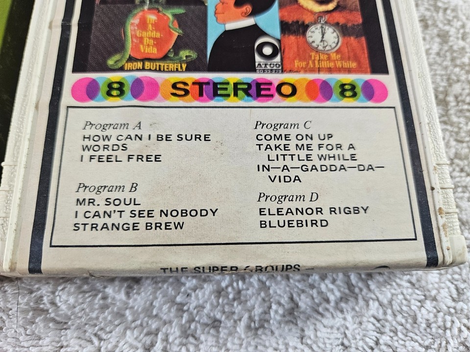 The Super Groups 8-Track Tape. REBUILT! Free shipping. | eBay