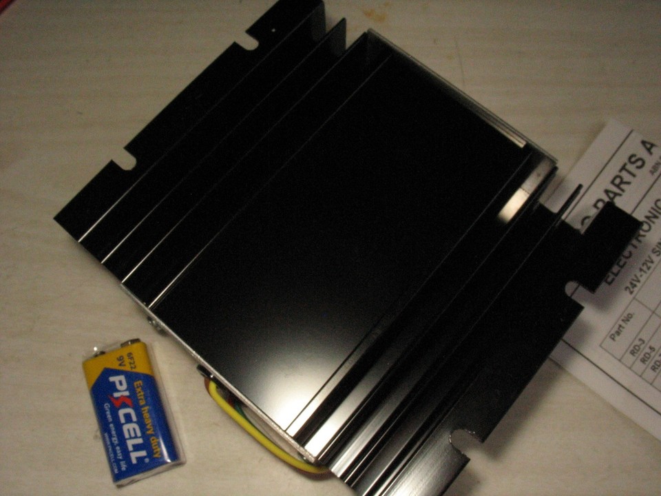 Trailer Lights Converter 24V to 12V Reducer 4x 10A Circuits RD101 ...