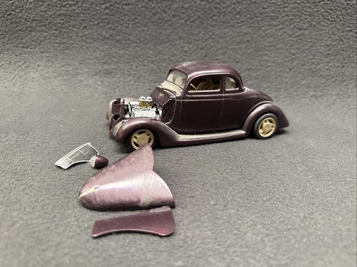 AMT '36 Ford Coupe Custom Built 1/25 Model Hot Rod Sedan Street Rod 5 ...