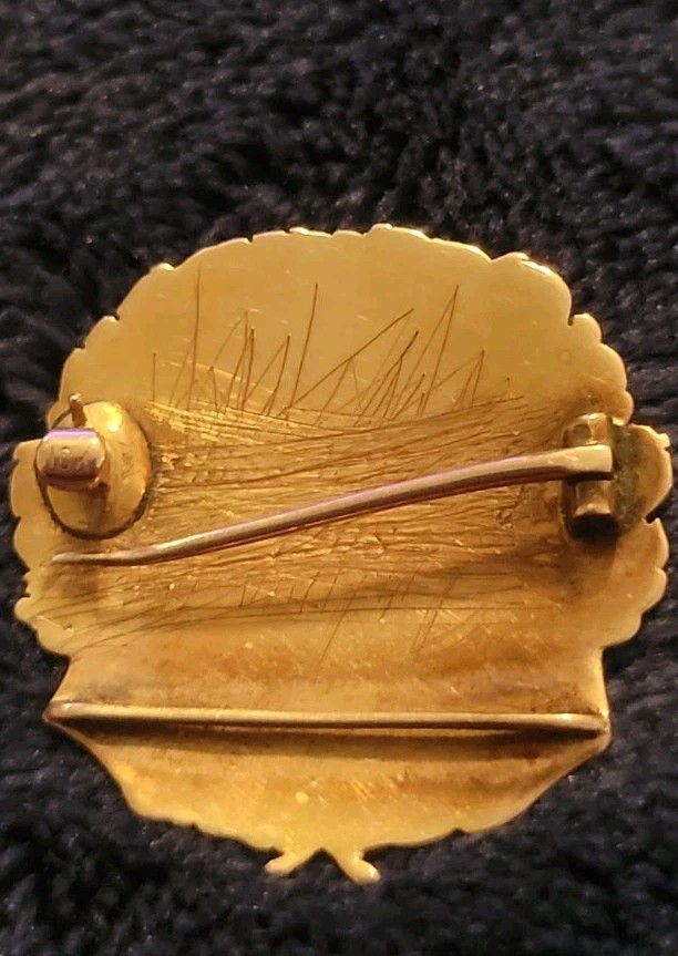 14k Gold Victorian 1800s Officers Badge 10or18k Stamp 14k Acid Pass 5 ...