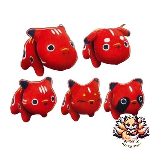 NEW PeanutsClub Akabeko Friends Plush Toy Resale x 5 Types Set Full ...