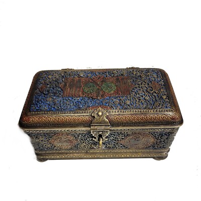 Superb Safavid Motif French Polychromed Bronze Box, 19th Century | eBay