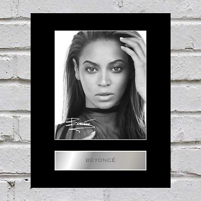 Beyoncé Signed Mounted Photo Display | eBay UK
