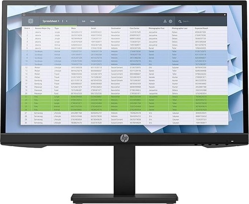 HP monitor Full HD P22h-G4 IPS Black 21.5" With New Glass Stand Eye ...
