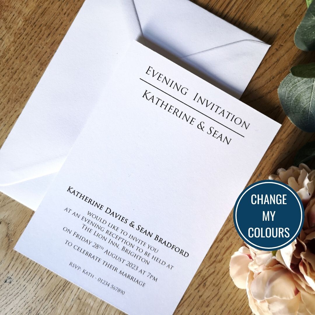 Engagement Invitations You Can Change