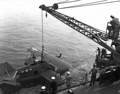 WW2 WWII Photo OS2U Kingfisher Scout Plane US Navy World War Two / 5450 ...