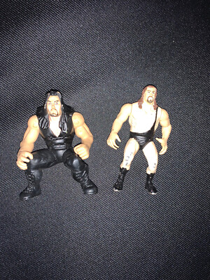 WCW WWF Mini Lot Toy Biz Giant Steel Slammer Figure Metal Diecast ...