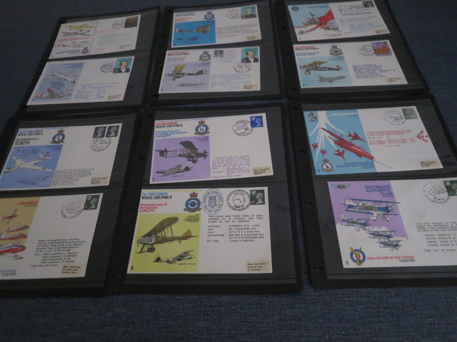 RAF FLIGHT COVER COLLECTION IN RAF MUSEUM ATTRACTIVE BINDER - REDUCED ...