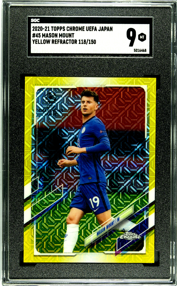 2020-21 Topps UCL Japan Edition - Chrome Yellow Refractor #45 Mason ...