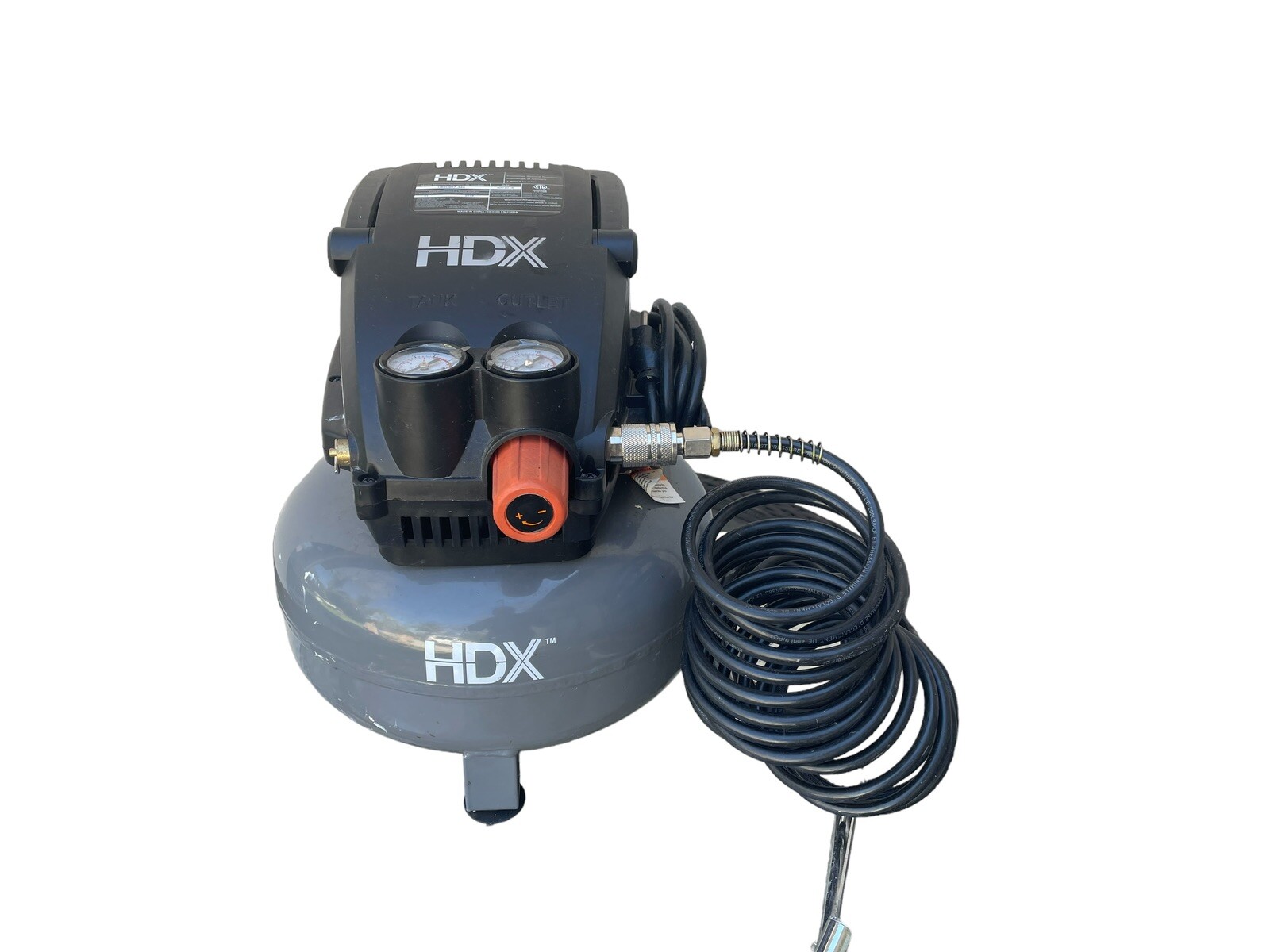 HDX 2 GALLON AIR COMPRESSOR Model Number 100-997-345 (SN 4012016) | eBay
