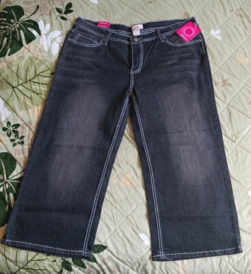 New Xhilaration Women's Lowest Rise straight cropped Pants size 15 | eBay