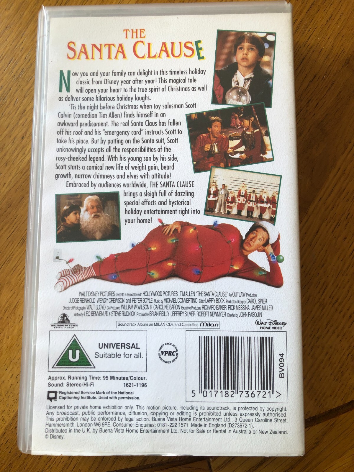 Disney VHS video Tapes The The Santa Clause Film Tim Allen more items ...