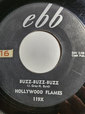 HOLLYWOOD FLAMES -Buzz Buzz Buzz / Crazy EBB 119 1957 VG F346 | eBay