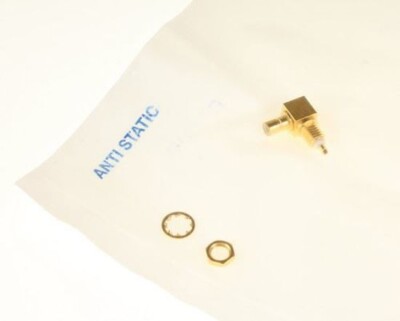 2012-1511-000 Radiall Snap On Right Angle Bulk Head Jack RF Connector ...