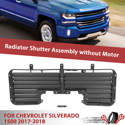 Active Grille Shutter For 17-19 Chevy Silverado 1500 GMC Sierra 1500 ...