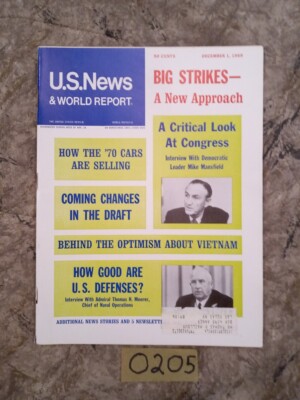 U.S. News & World Report Magazine / December 1 1969 / Big Strikes-New ...