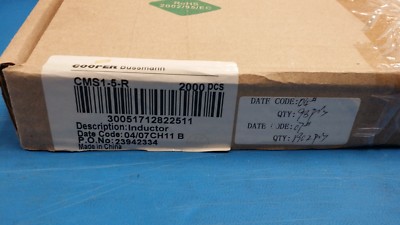 (5 PCS) CMS1-5-R EATON COOPER Common Mode Chokes/Filters 25uH 3.6A 0 ...